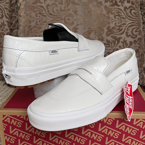 Vans | Shoes | Vans Style 53 Dx Patent Croc Whtblblnkcdblnk Mens | Poshmark